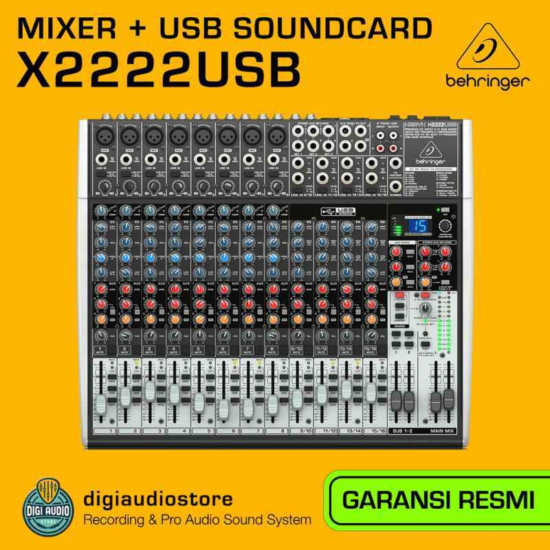 Jual Audio Mixer 12 Channel Usb Soundcard Recording & Live Streaming Pc ...