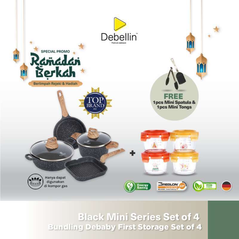 Promo Debellin X Debaby Mpasi Cookware - Mini Series + Baby Food Container Diskon 1% di Seller ...