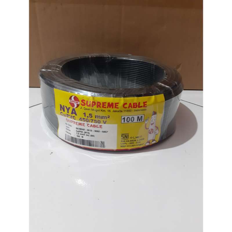 Jual Kabel Nya Supreme 1.5mm Panjang 50 Meter - Merah Di Seller Kopo Elektrik - Rahayu, Kab ...