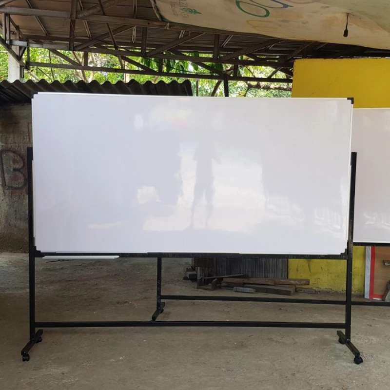 Jual Papan Tulis Whiteboard Standing 120x240 Cm Di Seller Hexana Store ...