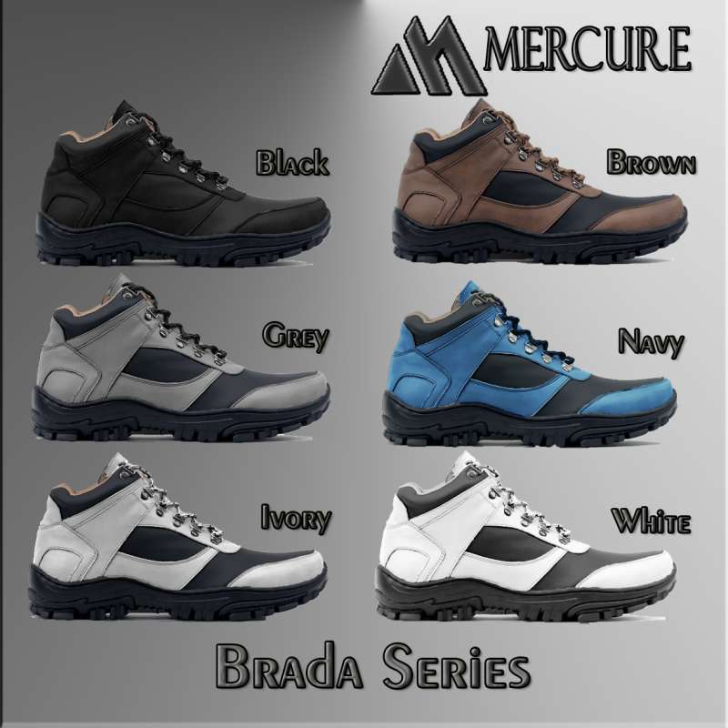 Jual Big Size 39 - 52 Mercure Brada || Sepatu Boots Tracking Jumbo ...
