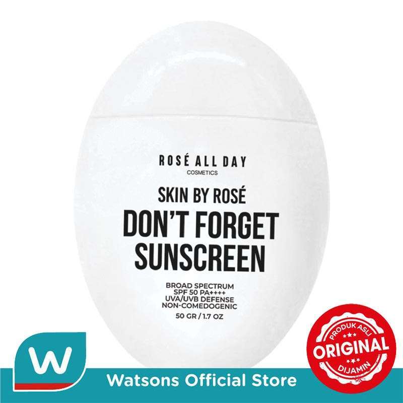 Jual Rosé All Day Don't Forget Sunscreen SPF 50 PA++++ - 50g di Seller ...
