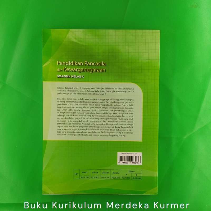 Jual Buku Paket Pelajaran Pkn Ppkn Siswa Kelas Kls 10 1 Sma Smk Kurikulum Merdeka Belajar ...