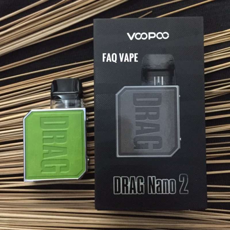 Promo Voopoo Drag Nano 2 Pod Kit 20w 800mAh .FAQ - Tea Green - Carbon ...