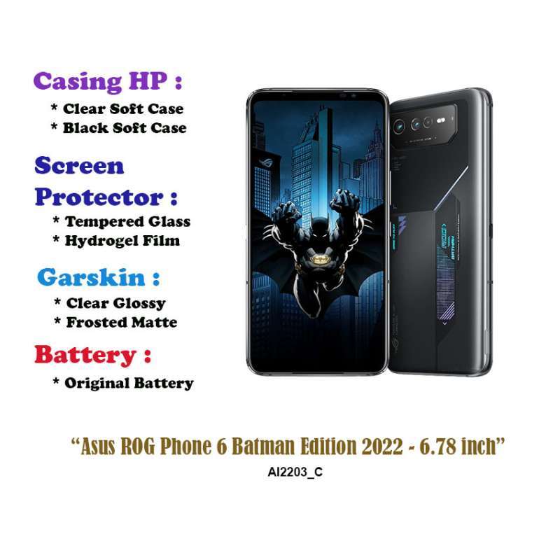 Jual Rog 6 Batman Spesifikasi Original, Murah & Diskon Harga Juli 2024 ...
