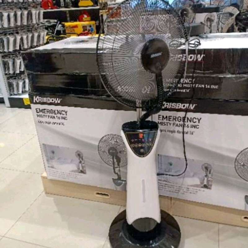 Promo Krisbow Kipas Angin Uap Emergency Misty Fan 16 Inch Diskon 7% Di ...