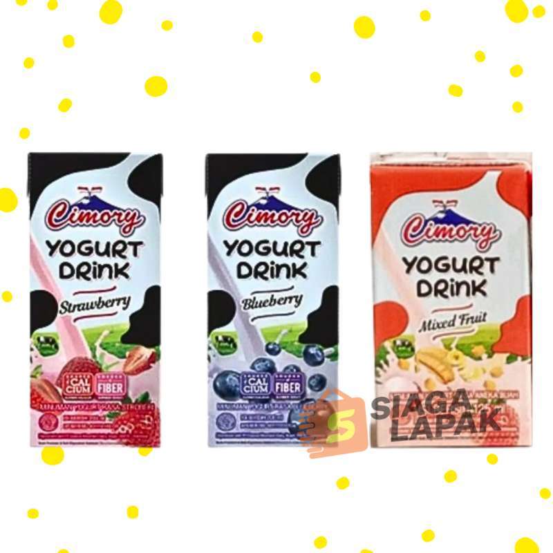 Promo Susu Cimory Yoghurt Drink 200ml All Varian Diskon 17% di Seller ...