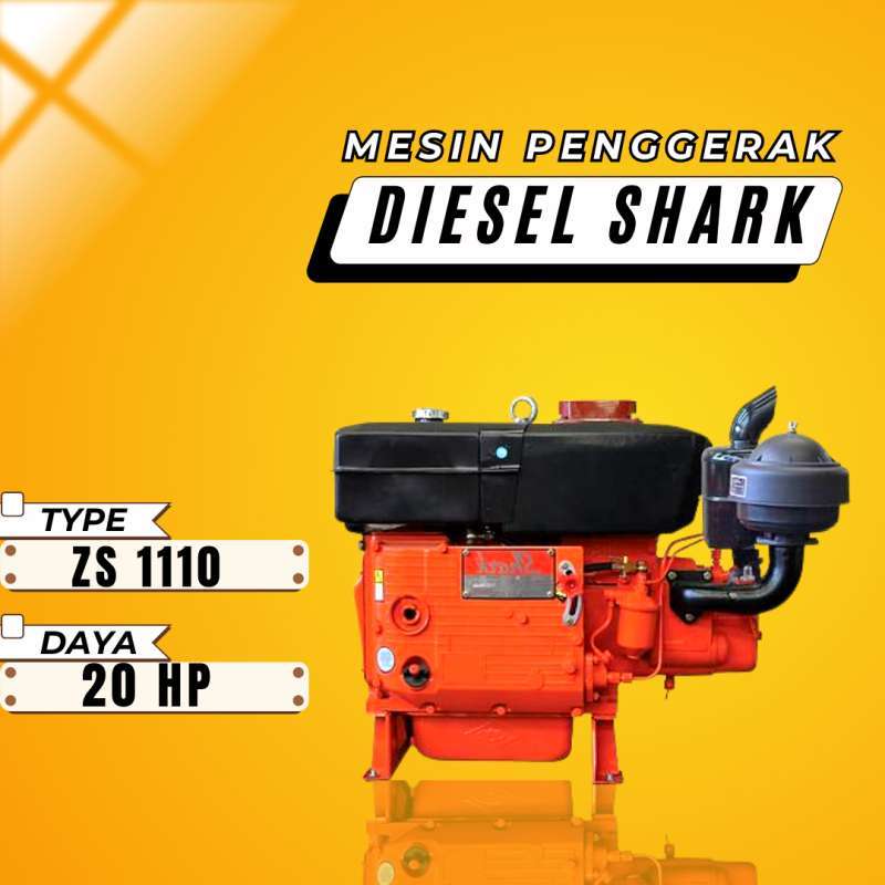 Jual Diesel 20 HP Mesin Penggerak Diesel Shark 20 PK - ZS 1110 Hopper di Seller Bethesda ...