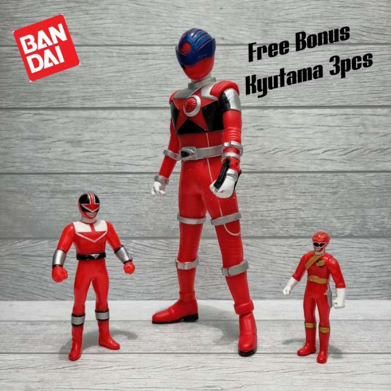 Jual Figure Super Sentai Red Gao Red Time Ranger Red Kyuranger Red Set ...