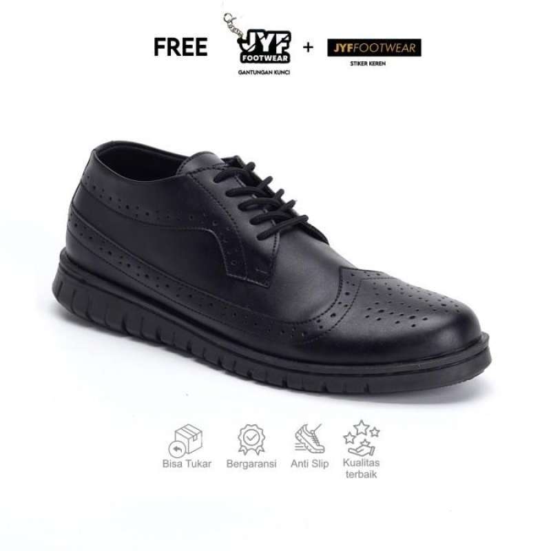Jual Sepatu Pantofel Casual Trendy Pria Sultan X Joey Zeus Black ...