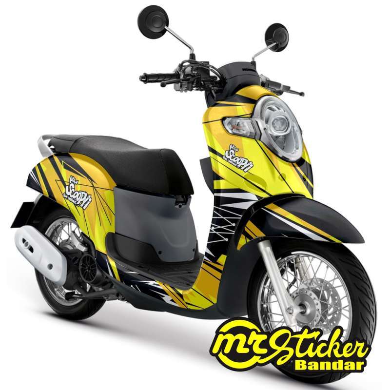 Jual Sticker Decal Full body Scoopy New Sticker Scoopy Custom desain di ...