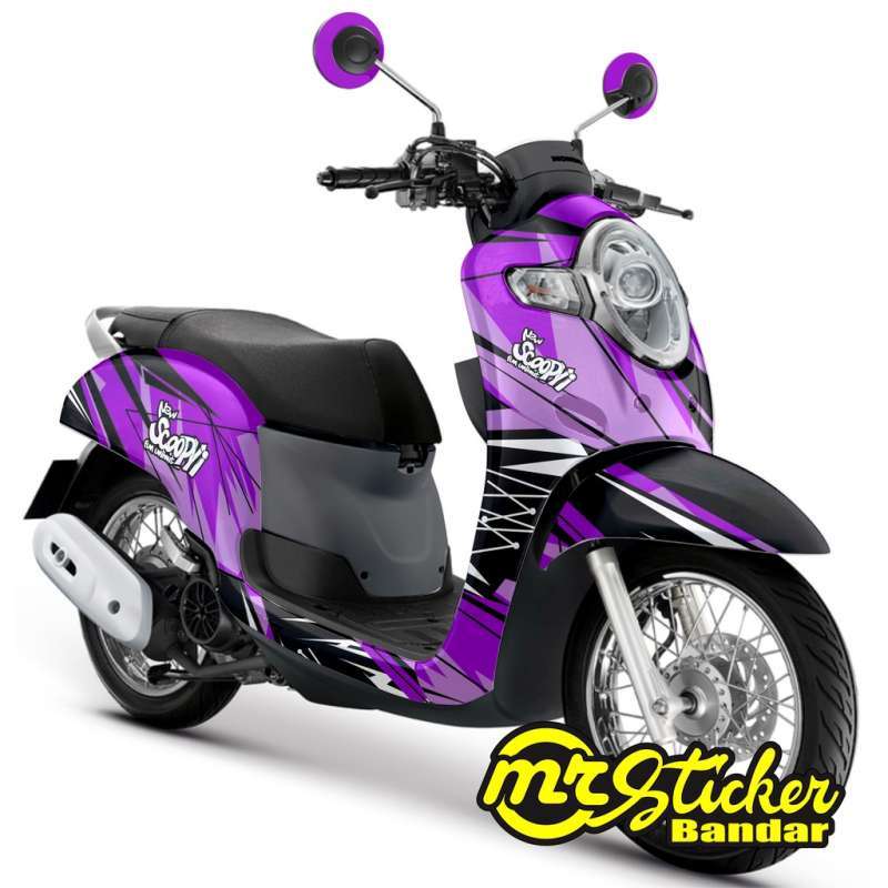 Jual Sticker Decal Full body Scoopy New Sticker Scoopy Custom desain di ...