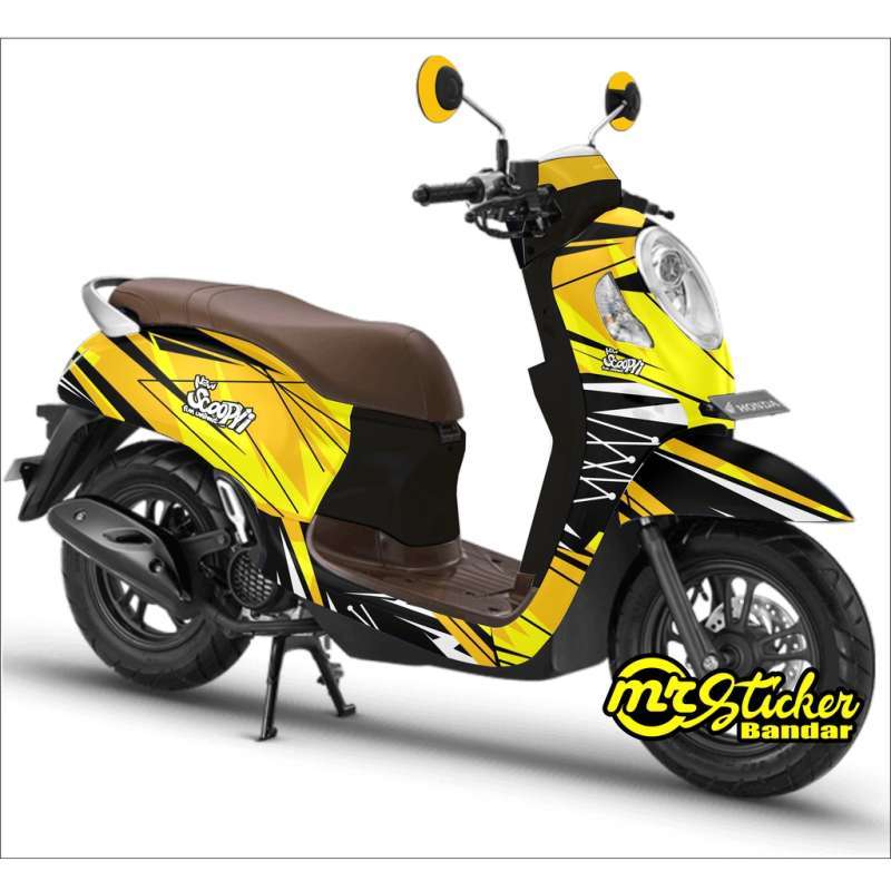 Jual Sticker Decal Full body Scoopy New Sticker Scoopy Custom desain di ...
