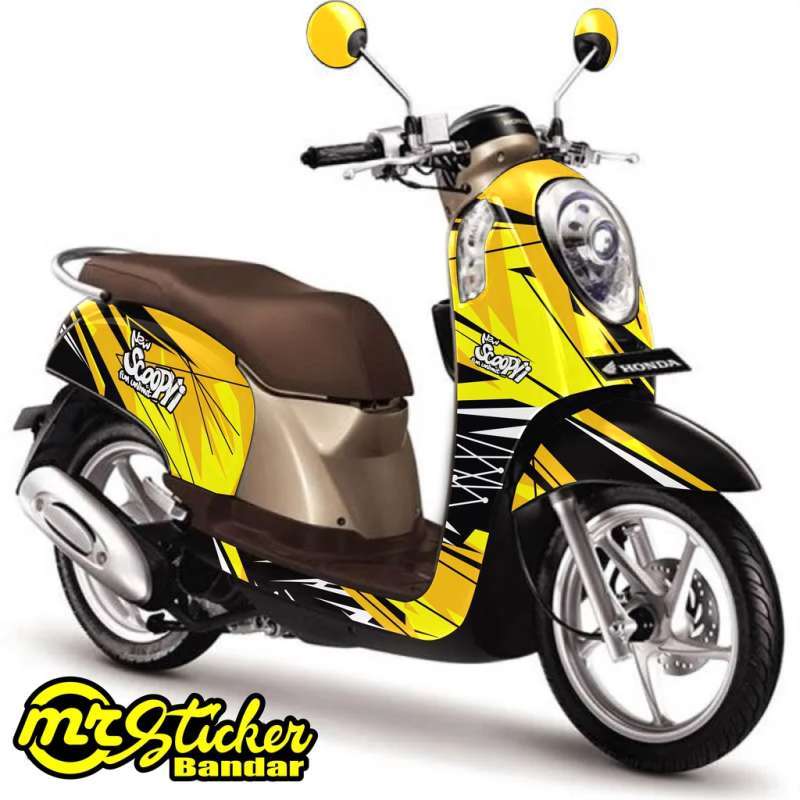 Jual Sticker Decal Full body Scoopy New Sticker Scoopy Custom desain di ...