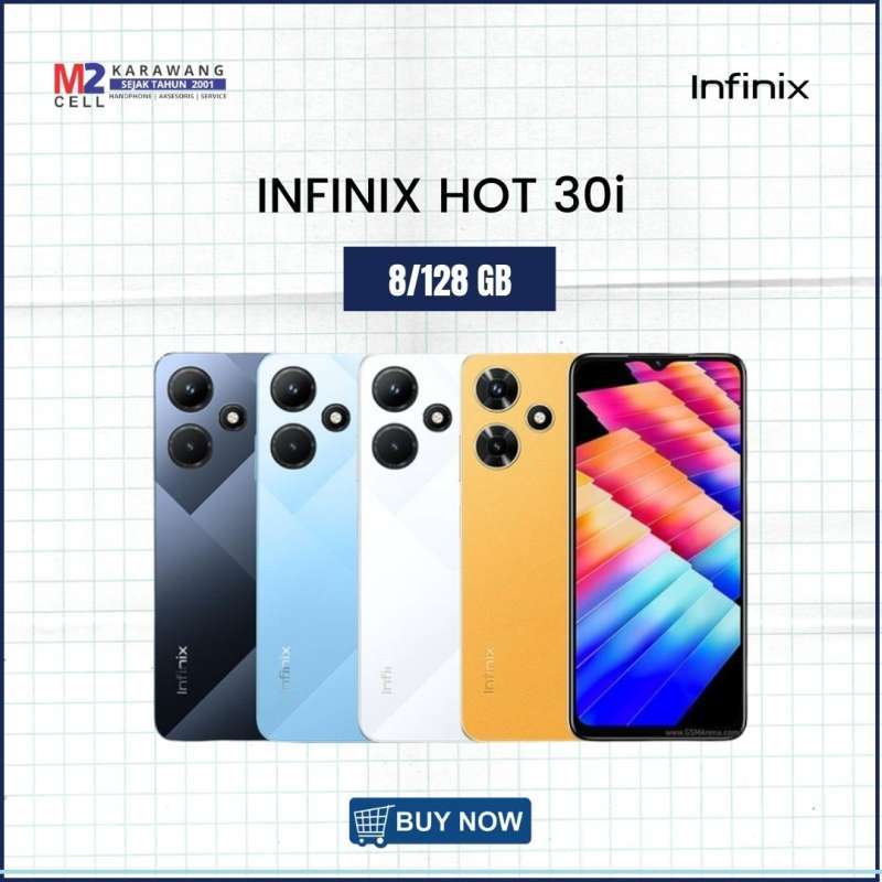 Jual INFINIX HOT 30i 8/128 GB [GARANSI RESMI] di Seller M2 CELL Official Store - KERTABUMI CELL ...
