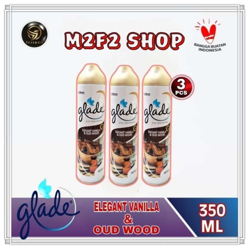 Promo Glade Air Freshener Pengharum Ruangan Spray Elegant Vanilla & Oud ...