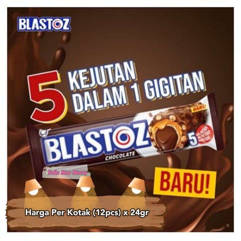 Jual Fullo Blasto 16gr Isi 16 Bungkus Wafer Coklat Wafer Stik Wafer ...