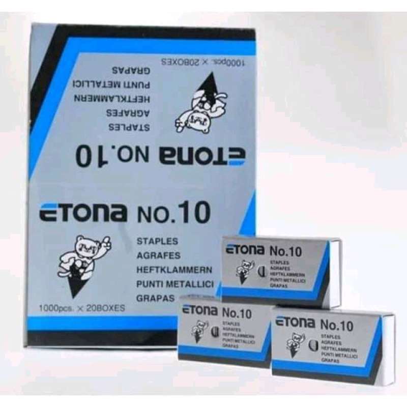 Jual Isi Stapler No 10 Original Etona - Anak Hektar - Hekter Besar Di ...