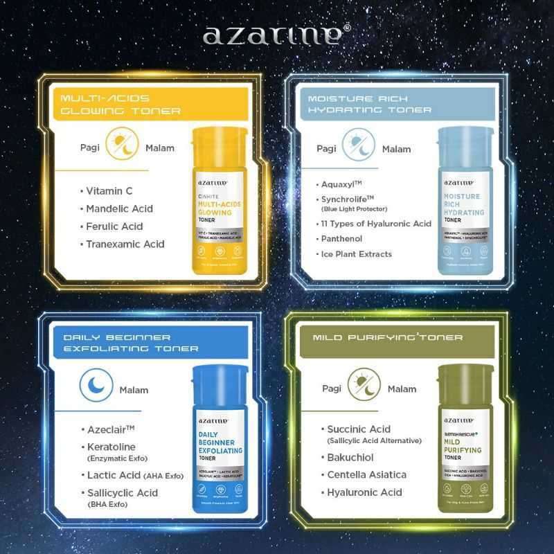 Jual Azarine Face Toner Series - Biru Tua Di Seller Cax Mart - Kampung ...