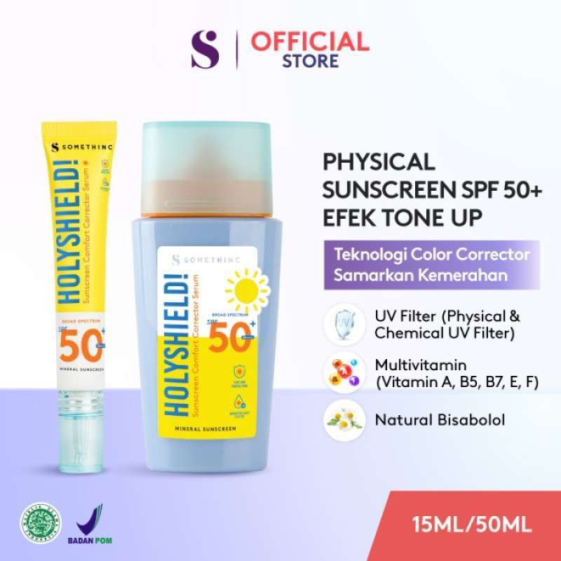Promo SOMETHINC Holyshield! Sunscreen Comfort Corrector Serum SPF 50 ...