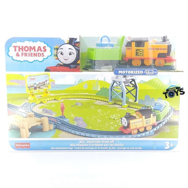 Promo Thomas & Friends Motorized Nia Dockside Drop Off Set Original ...