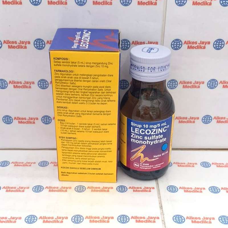 Jual Lecozinc Sirup 60ml - Obat Diare Anak di Seller Alkes Jaya Medika ...