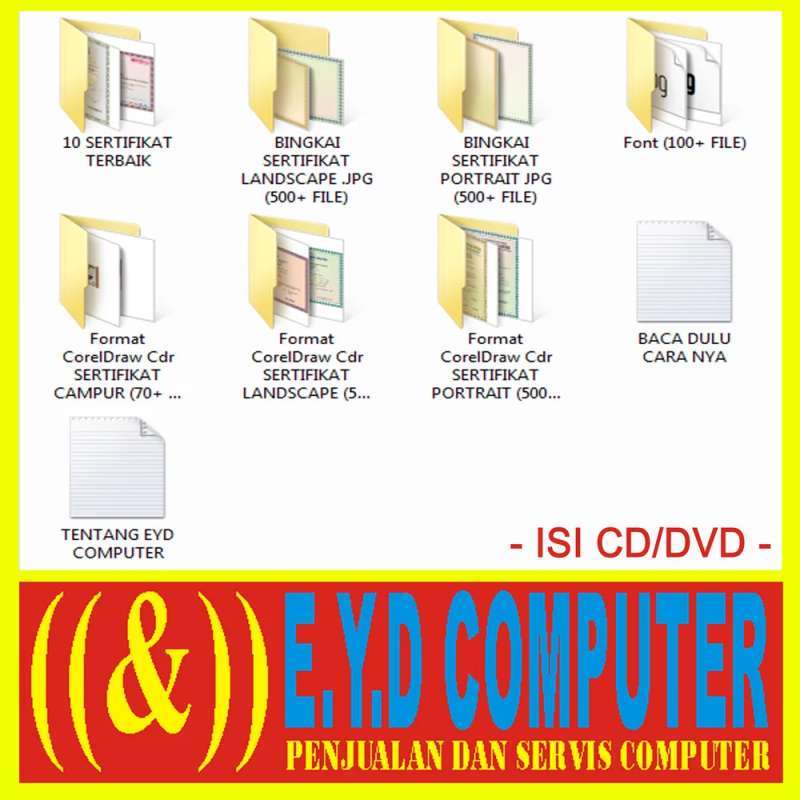 Jual Desain Sertifikat Piagam Koleksi Template Design Grafis ...