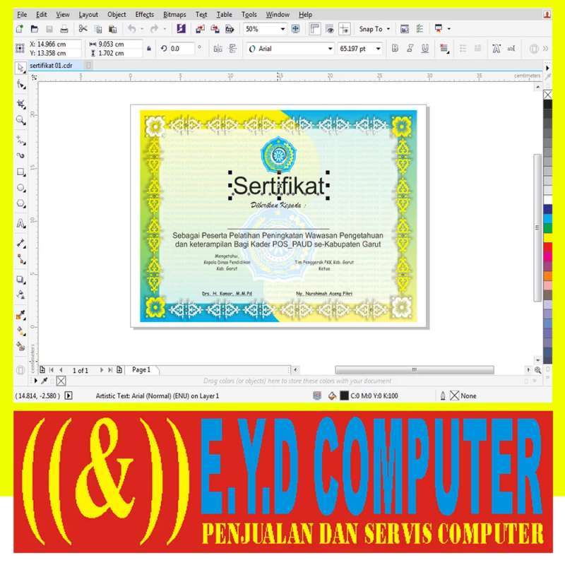 Jual Desain Sertifikat Piagam Koleksi Template Design Grafis ...