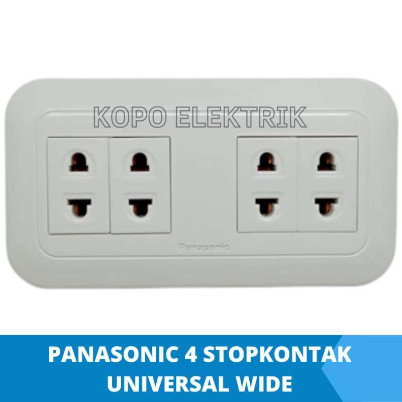 Jual Panasonic Stopkontak 4 Colokan Inbow / 4 Stop Kontak Tanam di ...