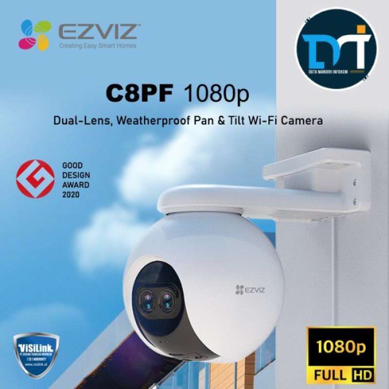 Promo Ezviz C8PF - 1080P Dual Lens AI Pan & Tilt Zoom Outdoor WiFi IP ...