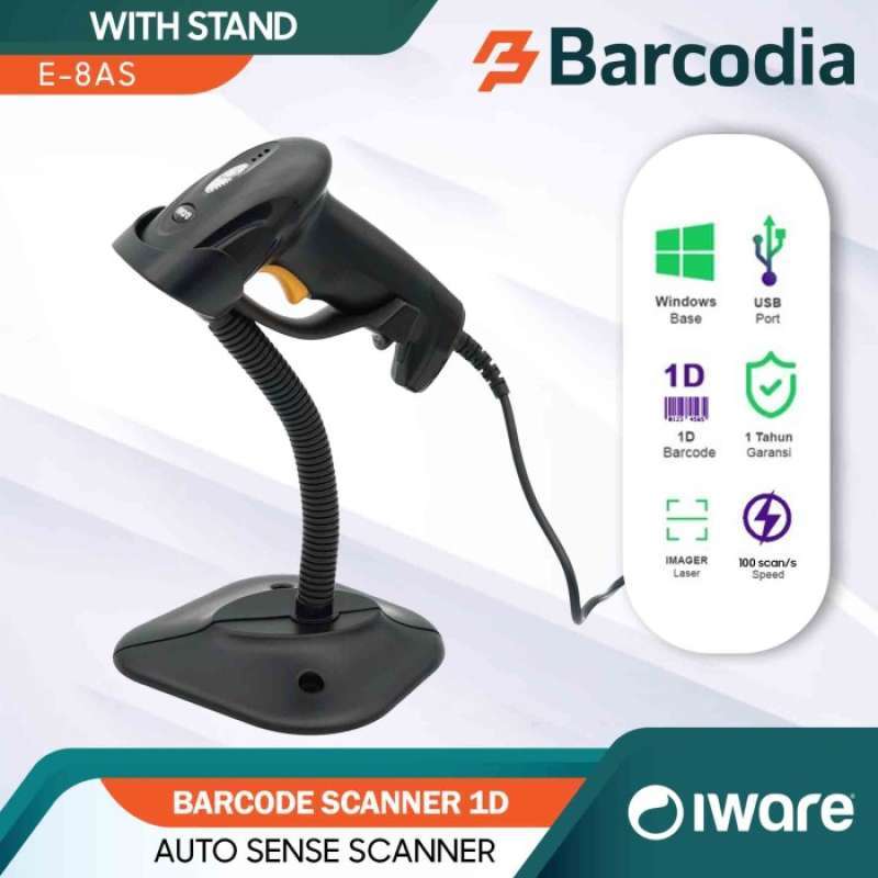 Jual Auto-sensing Laser Barcode Scanner Setara Prj-900a Auto Sense-scan ...