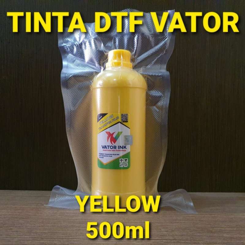 Jual Dtf Cmyk Vator Ink 500ml Tinta Warna Transfer Film Sablon Pet Film ...