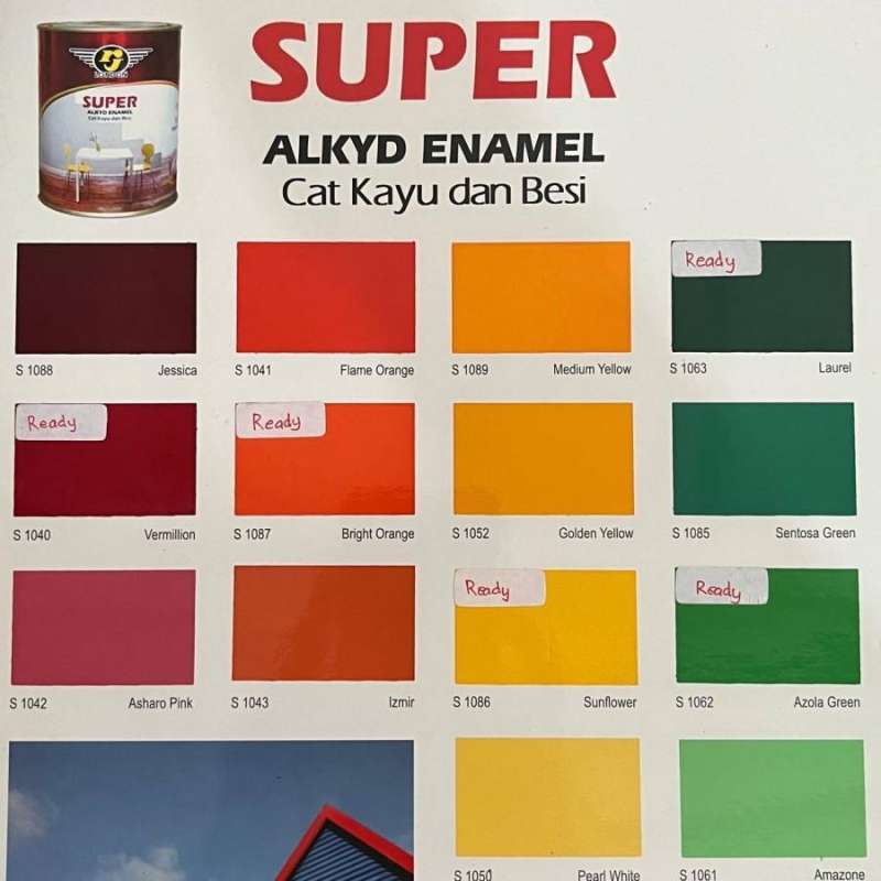 Jual Cat Minyak Kayu Besi Rj London Bagus Super Putih / Hitam / Hitam ...