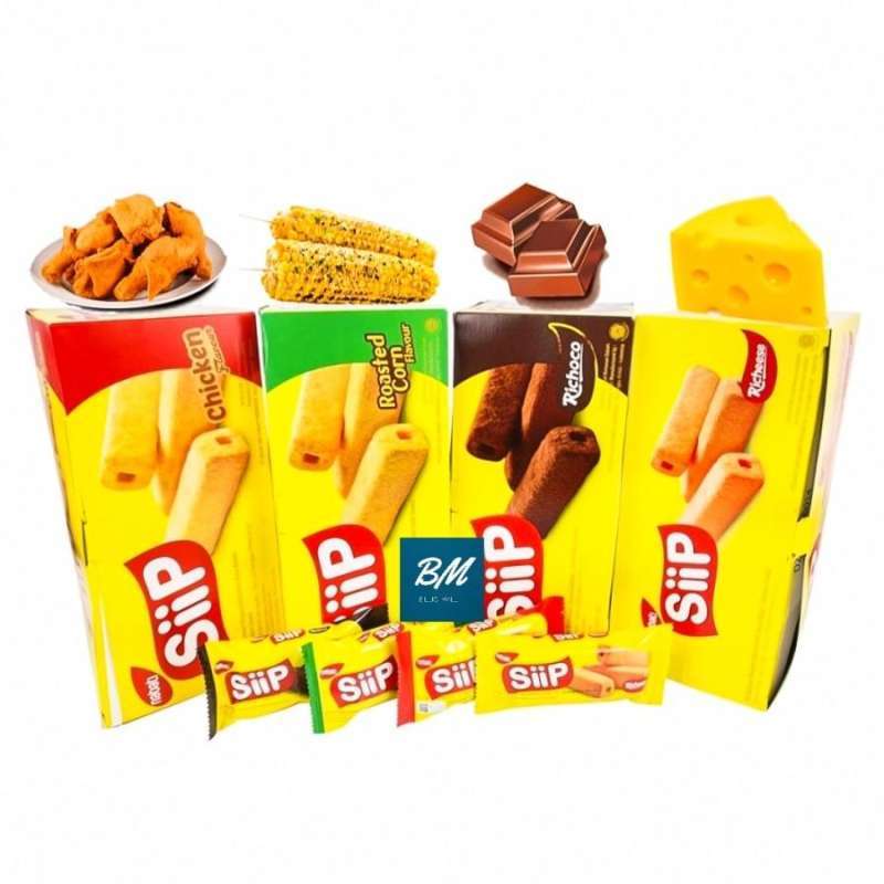 Jual NABATI SIIP BOX isi 20 Pcs x 5 gr / Nabati Siip Richeese Richoco ...