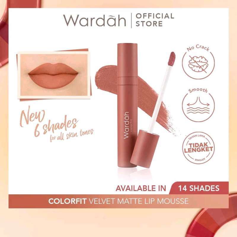 Jual Wardah Colorfit Velvet Matte Lip Mousse Lip Cream - 14 di Seller ...