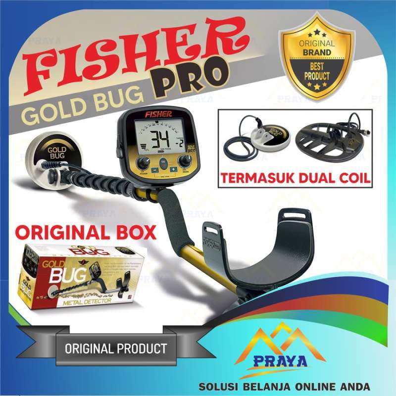 Jual FISHER Gold Bug Pro Gold Silver METAL DETEKTOR DETECTOR LOGAM EMAS ...