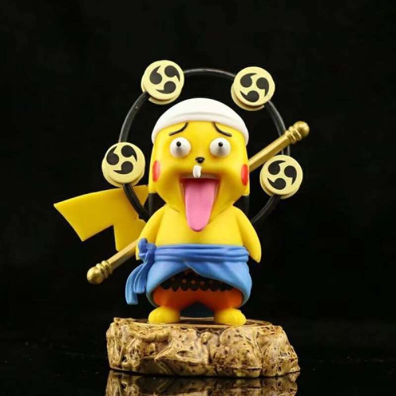 Promo One Piece Enel Pikachu Pokemon Action Figure Mugiwara Luffy Zoro ...