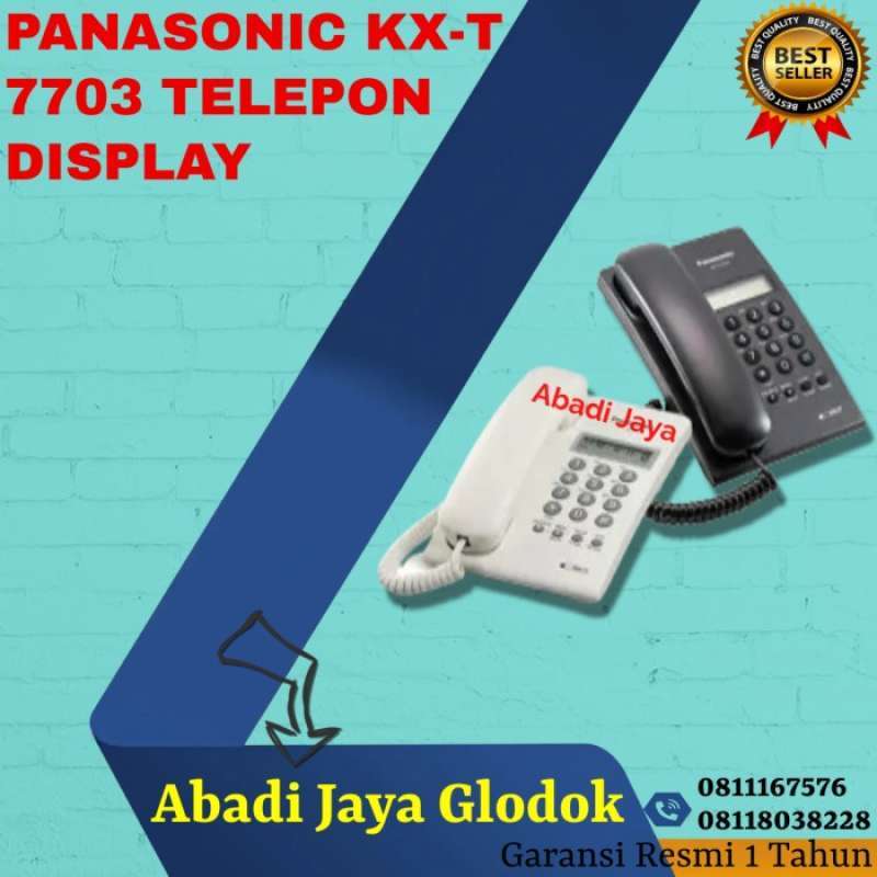 Promo Panasonic Kx-T 7703 Telepon Display Diskon 23% di Seller Borden - Kapuk, Kota Jakarta ...