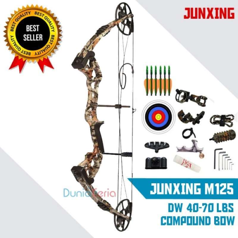 Promo Fullset Busur Panah Compound Bow Junxing M125 Diskon 33% di Seller Leon Storee - Kalibata ...