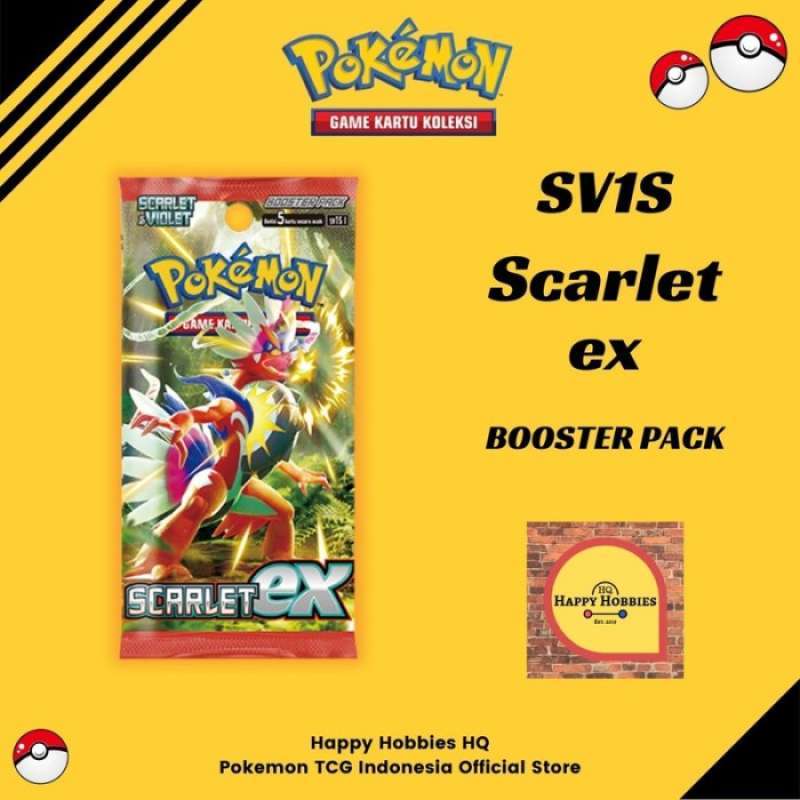 Jual Booster Pack Sv1s Scarlet Ex - Pokemon Tcg Indonesia Di Seller Happy Hobbies Hq - Jemur ...