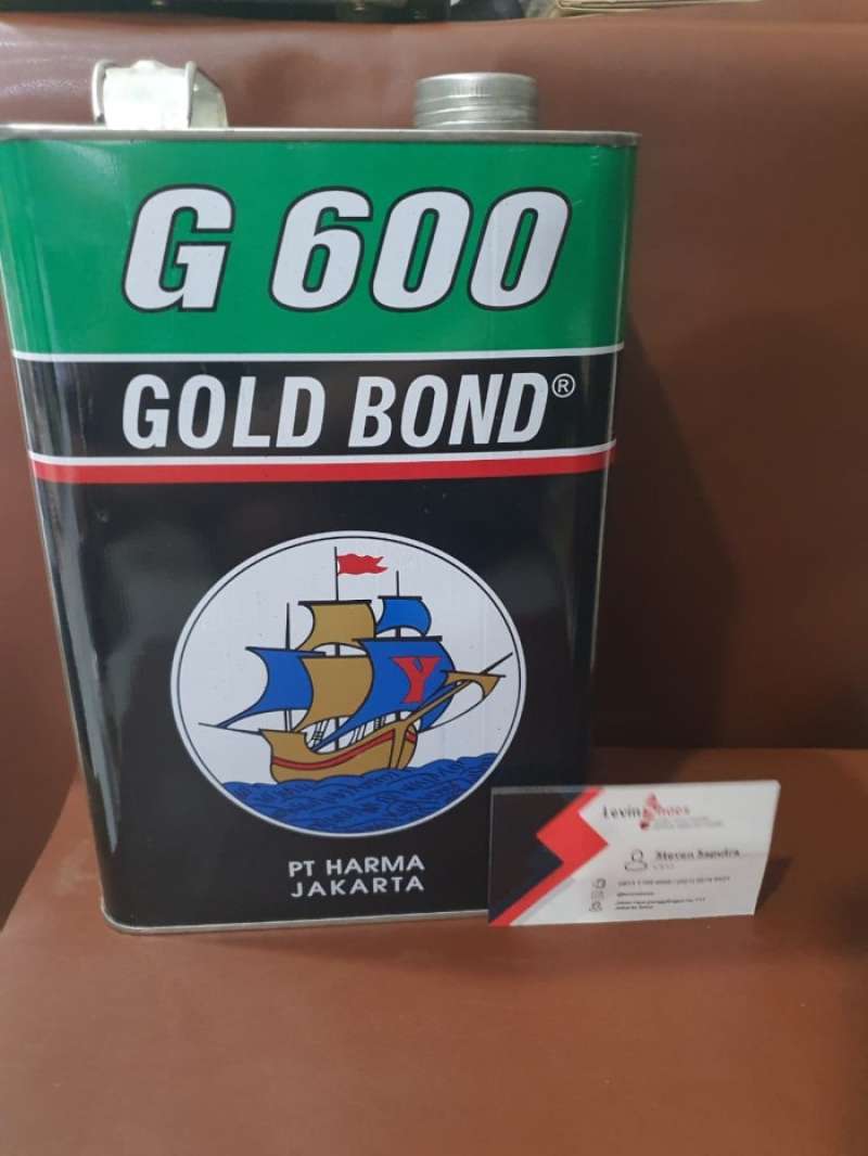 Promo Lem G600 Galon Gold Bond/Lem Graft/Lem Tempel Sepatu Sandal/Lem ...