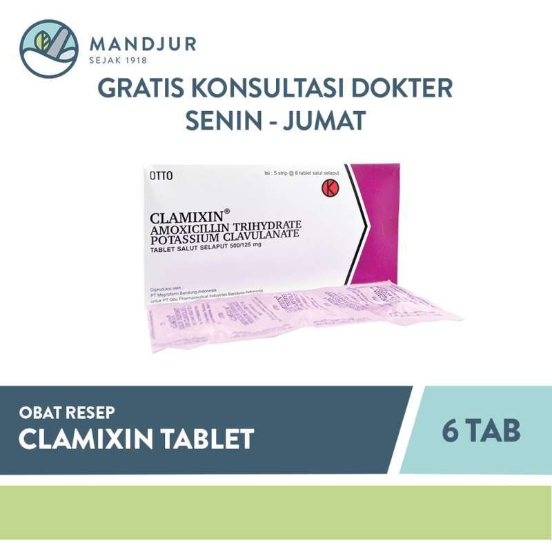 Jual Clamixin 6 Tablet Di Seller Apotek Mandjur Official Store - Kebon ...