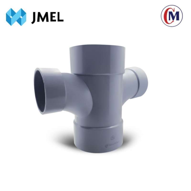 Jual Cross Ty Pvc / Double Ty Pvc 4 X 2 - Cm Taiwan (Untuk Drainase) di ...