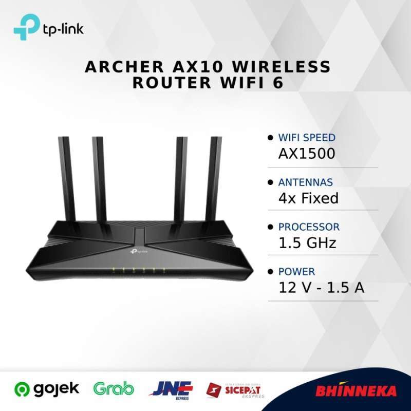 Promo TP LINK Archer AX10 Router Diskon 36 Di Seller Bhinneka Official Store Sunter Agung