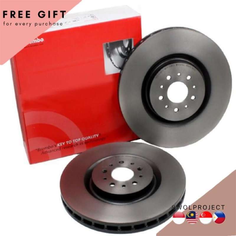 Promo Brake disc depan ventilation bmw e46-m43 brembo ( sepasang ...
