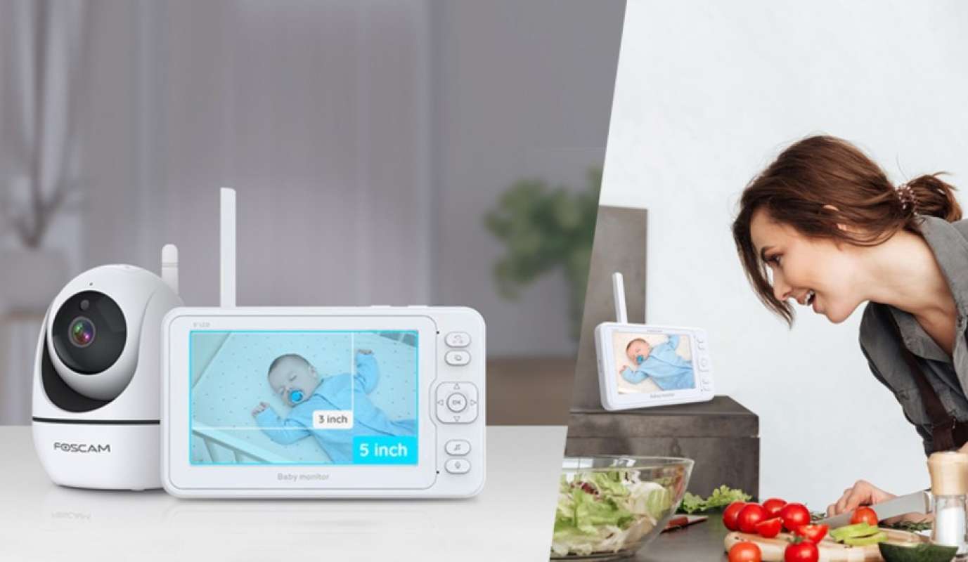 Jual Baby Monitor Wireless Foscam 2mp Layar 5 Monitor Bayi Di Seller ...