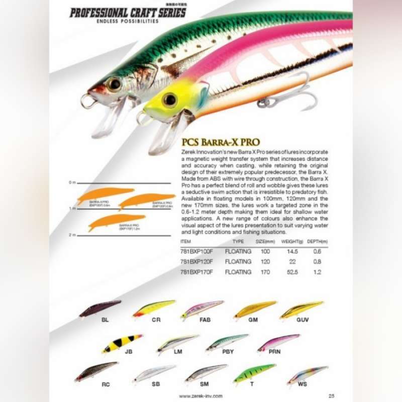 Promo Zerek BARRA-X PRO Floating Lure 120mm - 22gram Diskon 23% di ...
