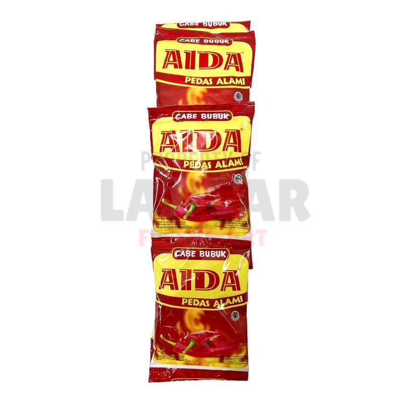 Jual Aida Cabe Bubuk 25gr / Aida Chili Powder Sachet Di Seller Lancar ...