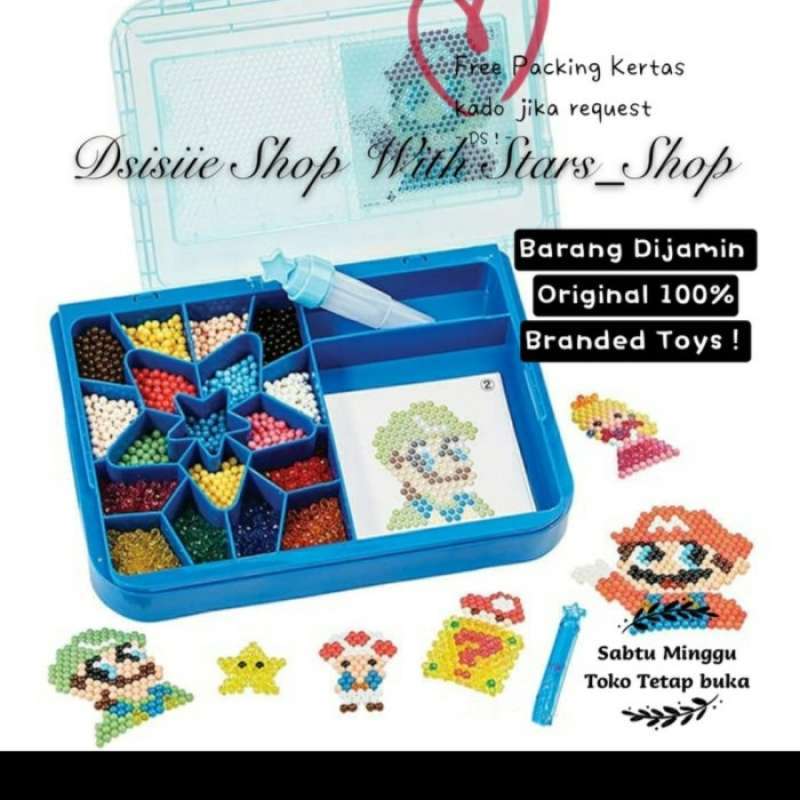 Jual Aquabeads Super Mario Playset Original / Mainan Beads Anak Di ...