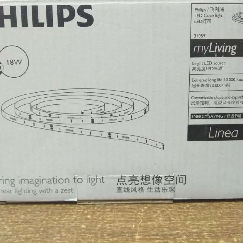 Jual Philips Led Strip Warm White 18watt 18 Watt 31059 Included Ballast ...